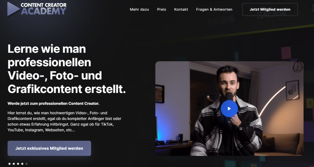 ᐅ Content Creator Academy Erfahrungen 🥇 2023